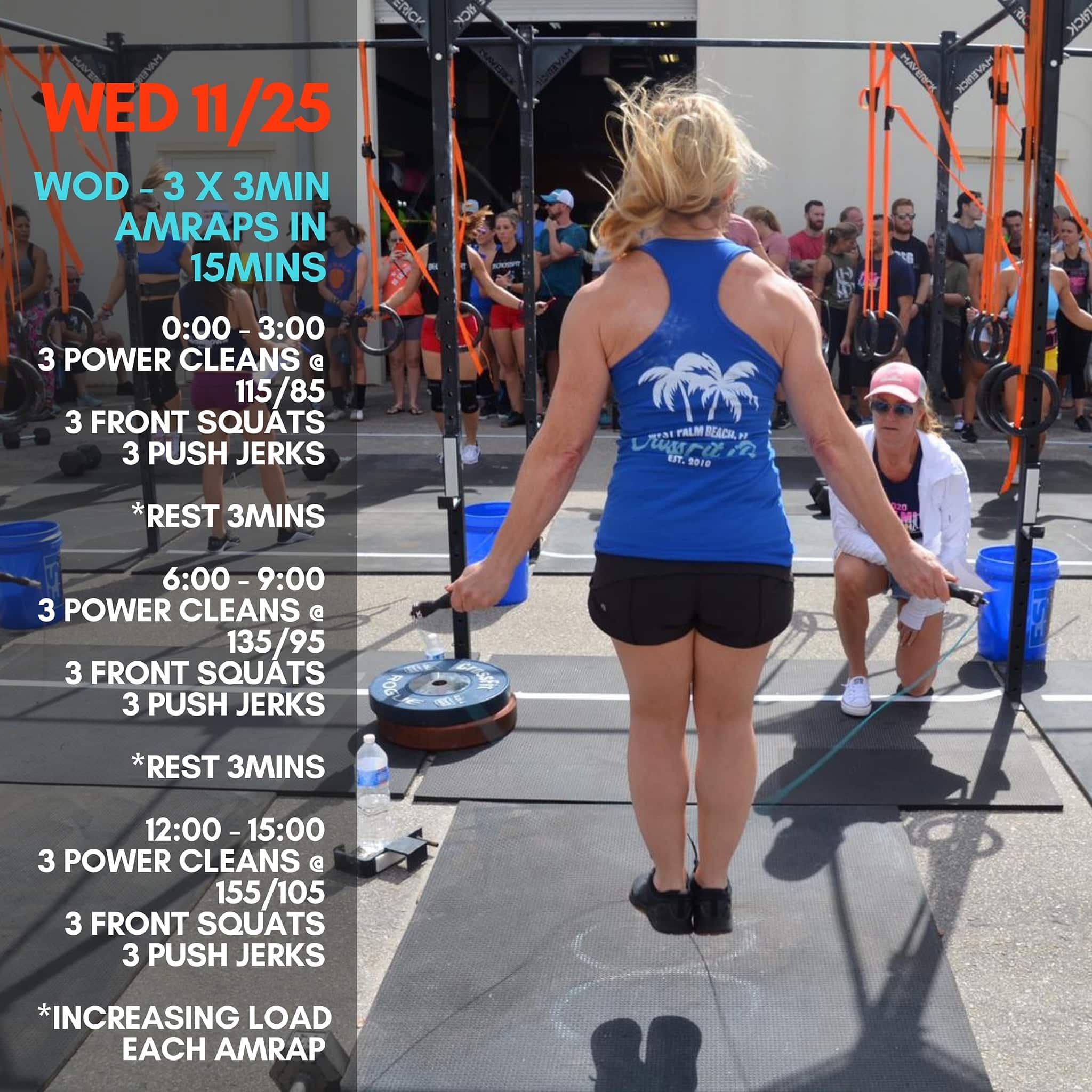 Wed. 11/25/20 Wod - 3 x 3min AMRAPs in 15mins 0:00 - 3:00 3… - The Best ...